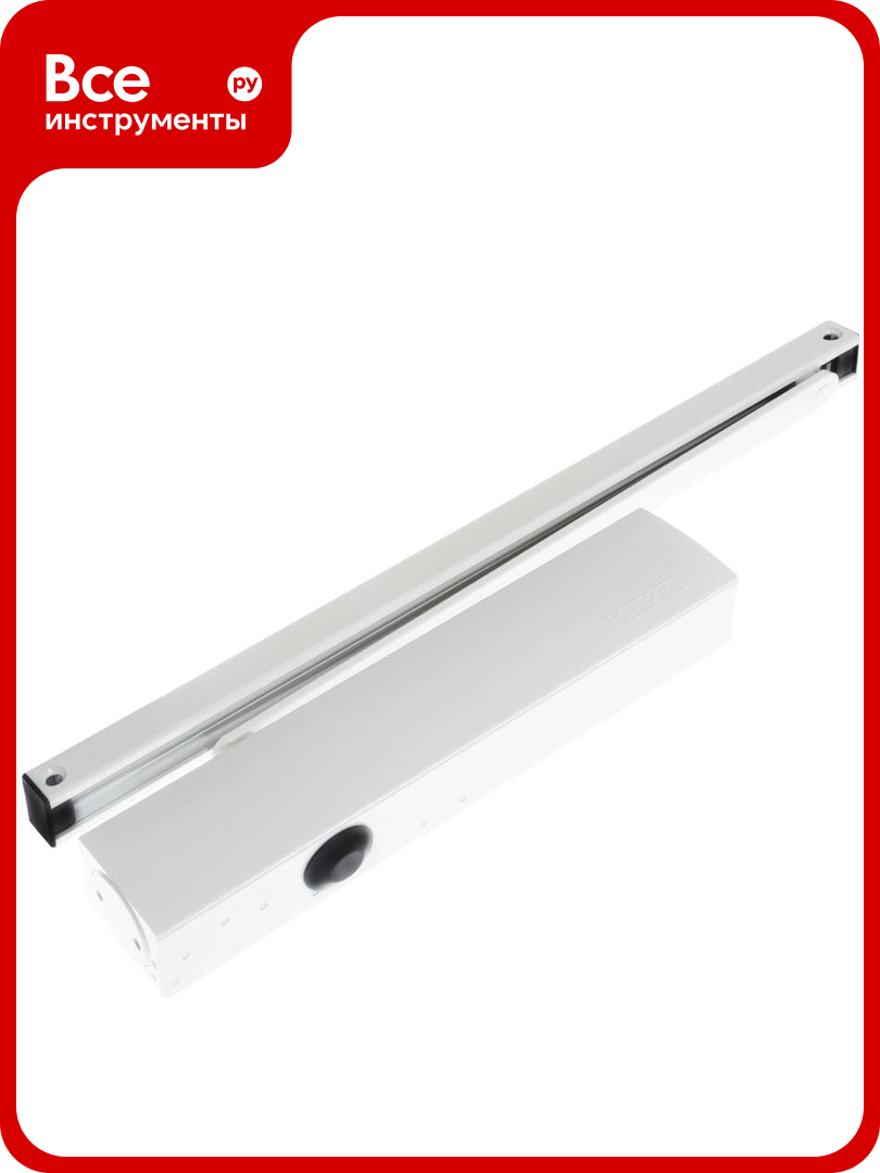 Доводчик GEZE TS3000 EN3 со скользящей тягой, белый RAL9016