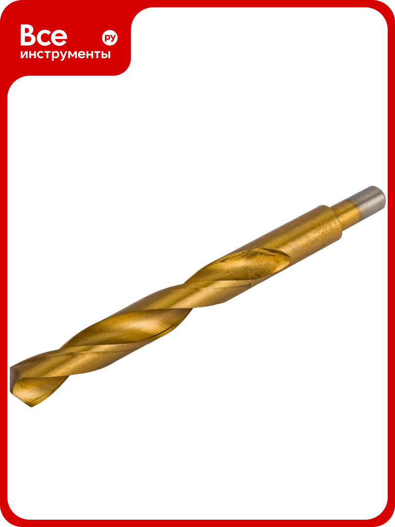 Сверло по металлу (18.5 мм; Р6М5; покрытие, титан+кобальт) vertextools 666-18,5, выполнения отверстий в металле