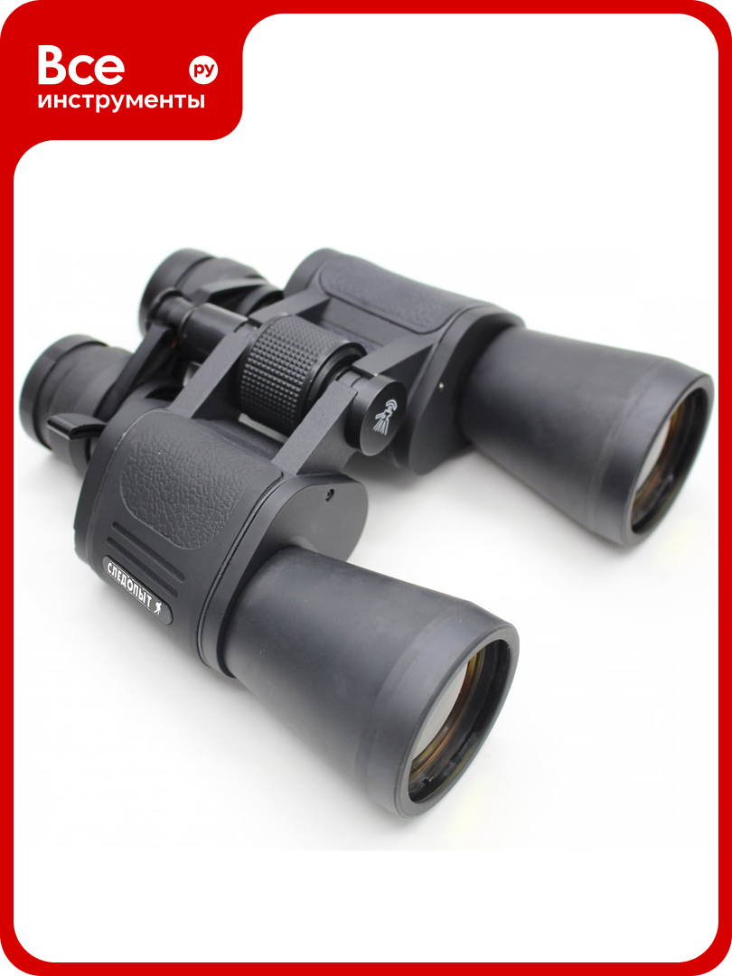 Бинокль Следопыт в чехле PF-BT-14, резиновый, металлический корпус с многослойным покрытием, влагозащищенный для охоты