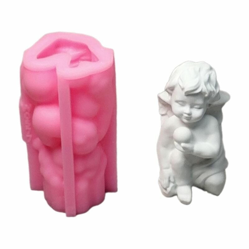 Формы для детей, гипсовые отливки, эпоксидная смола, силиконовая форма для мальчика на коленях