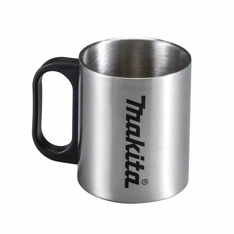 Кофейная чашка Makita KF00000020, двухслойная из нержавеющей стали, с защитой от ожогов с теплоизоляцией-xz