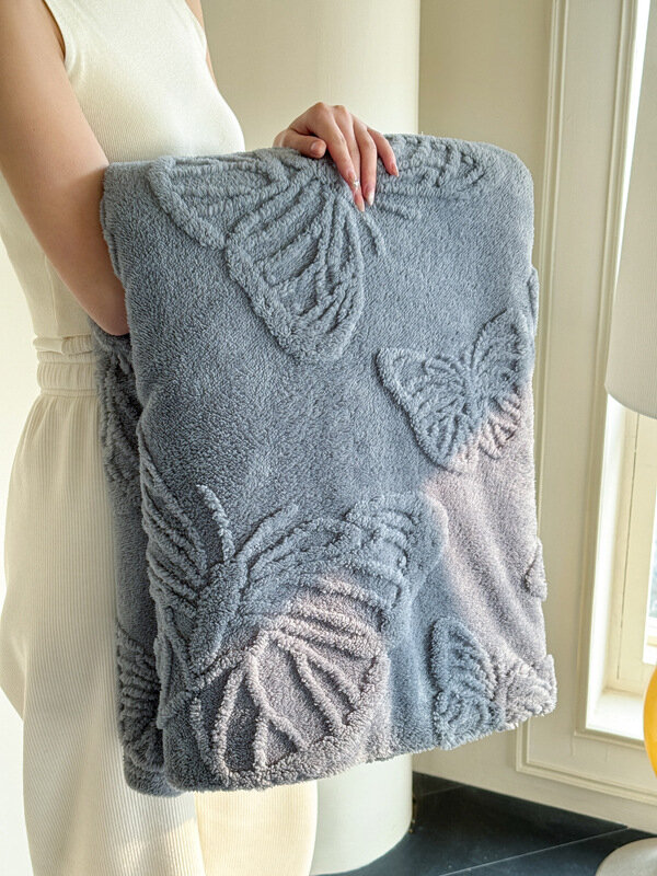 Одеяло "Голубая бабочка", 180x200 см, тафта, жаккард