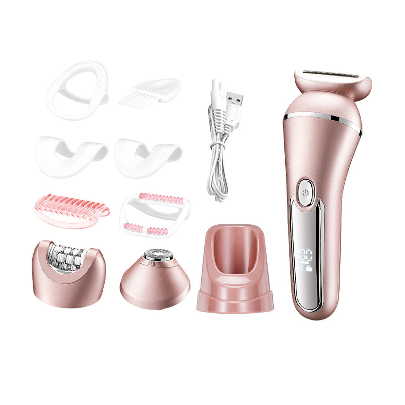 3 в 1 электрический женщин Эпилятор Электрический Устройство для удаления волос водонепроницаемое электрическое триммер для дома для дома