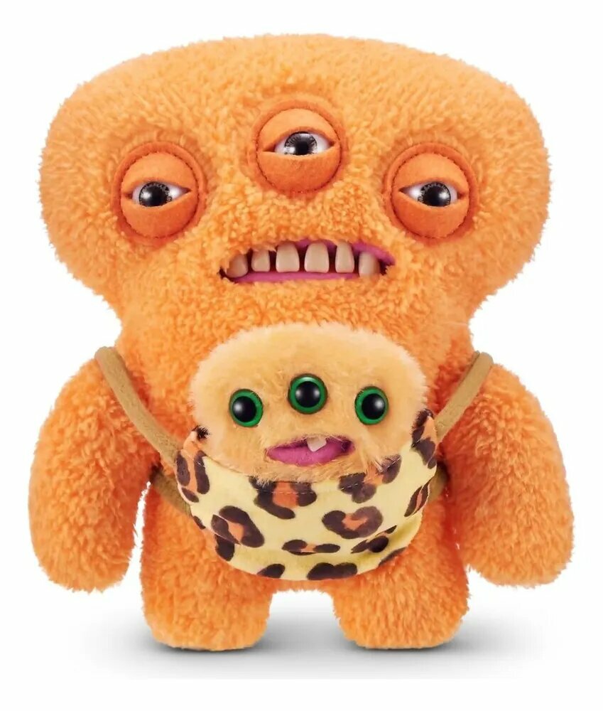 22cm Мягкая игрушка Fuggler Love Fuggler ANNOYED ALIEN SQUIDGE Baby красный плюшевый монстр