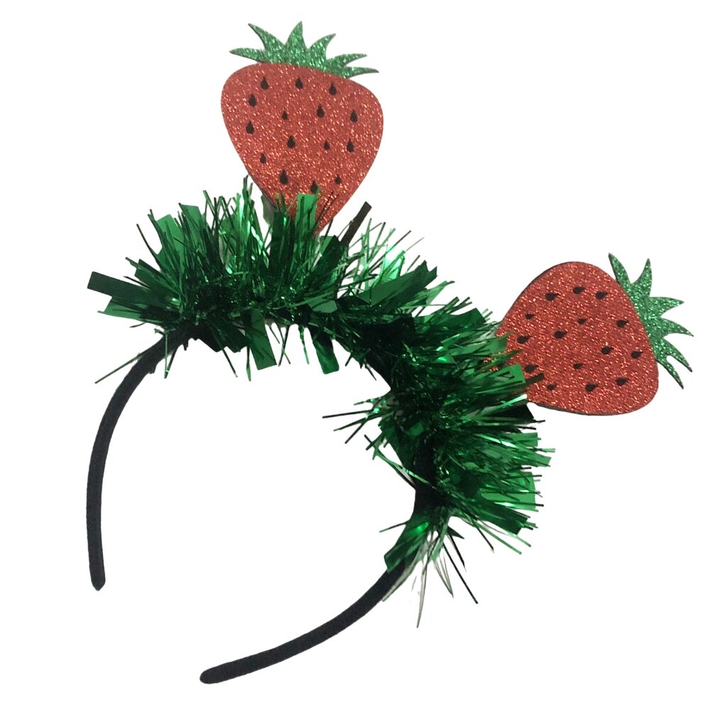 Гавайские тропические фрукты тема для отдыха Hairhoop с блестящим порошком любителей вечеринок и летнего любовника