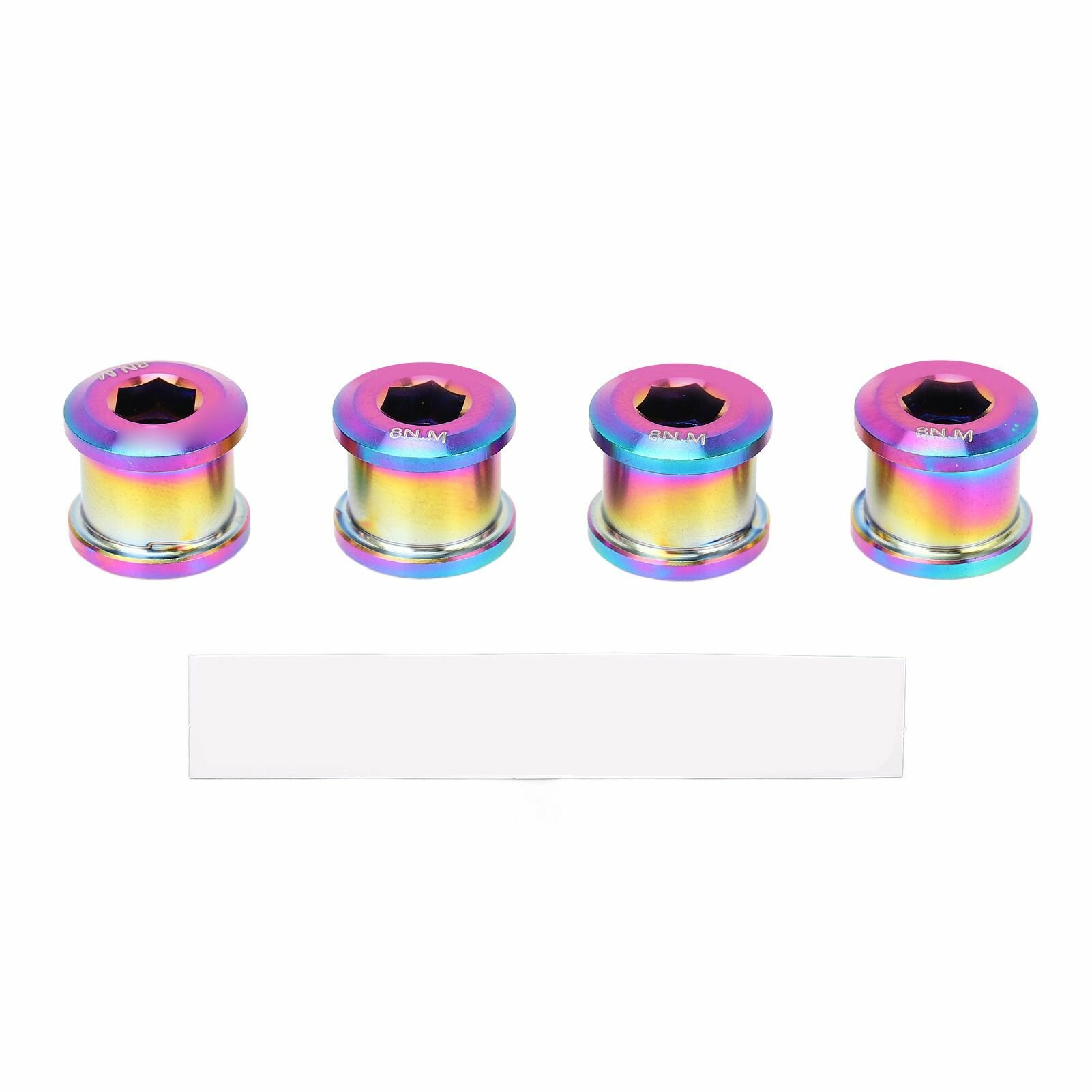 Болты звезды 6.5 мм, титан, цветные, 4 шт