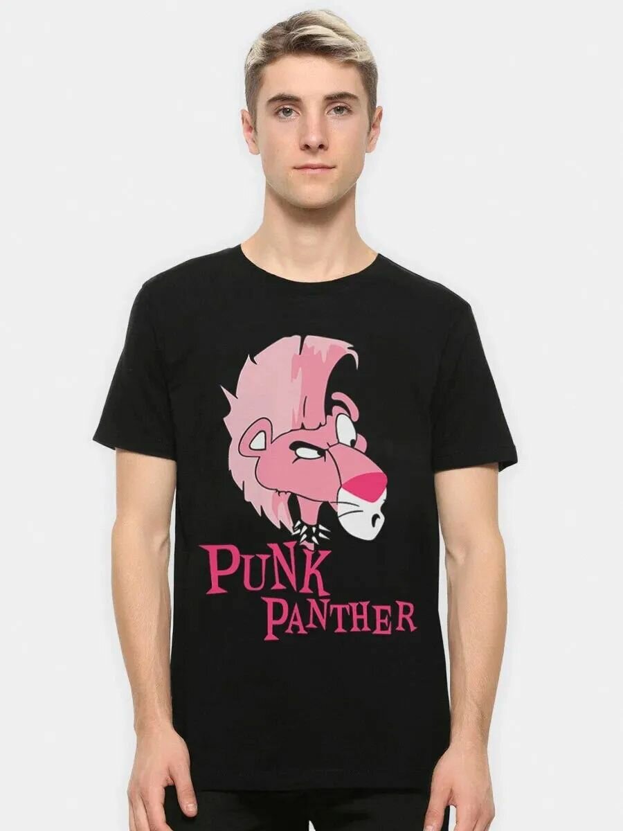 Футболка Панк Пантера / Розовая Пантера / Мужская