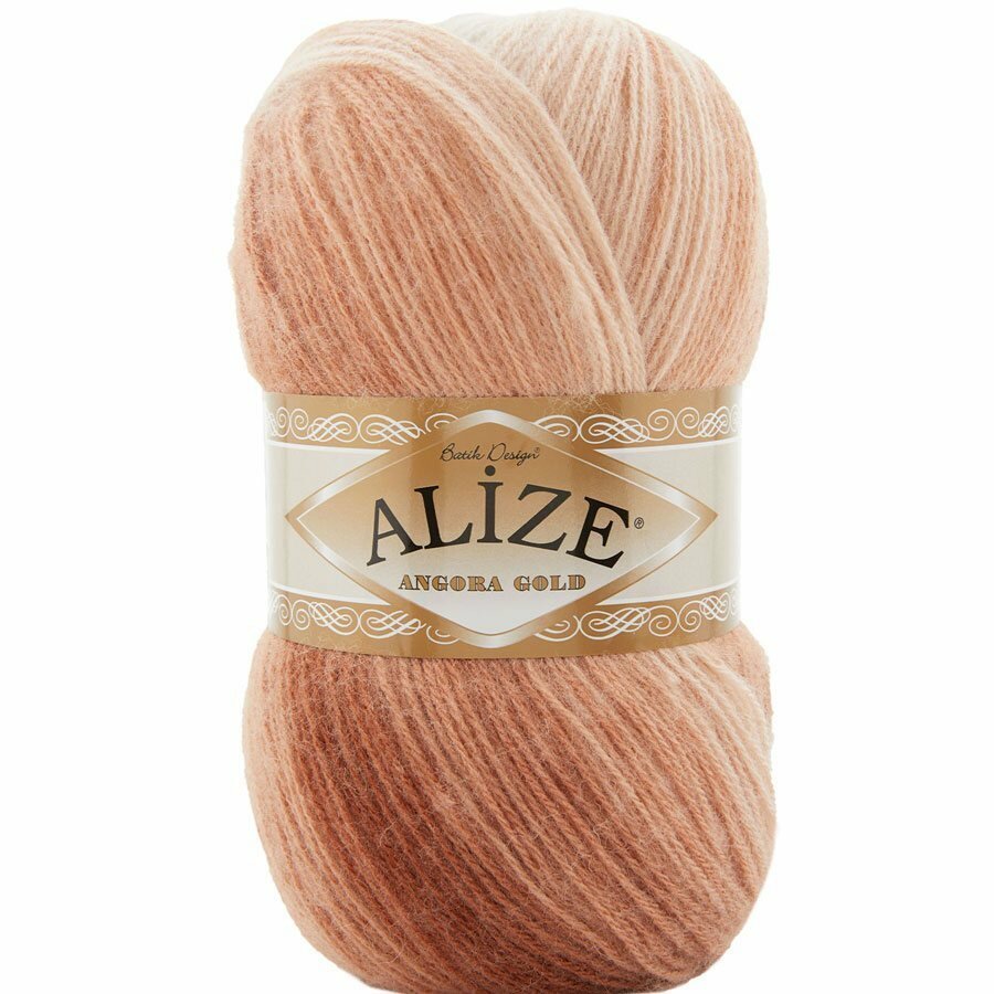 Пряжа Alize ANGORA GOLD BATIK 8057 принт (5 мотков)