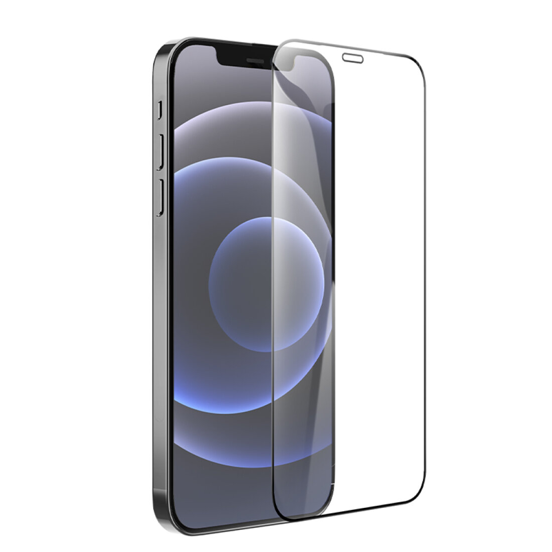 Защитное стекло на iPhone 12 Pro Max (6.7) A777, HOCO, HD, черное