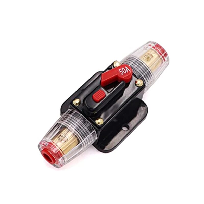 Автоматический прерыватель звука для автомобиля, грузовика, 12 В, 24 дюйма, 20 А, 30 А, 40 А, 50 А, 60 А, 80 А, 100 А, 125 А, 150 А, самовосстанавливающийся держатель предохранителя, модифицированный адаптер предохранителя