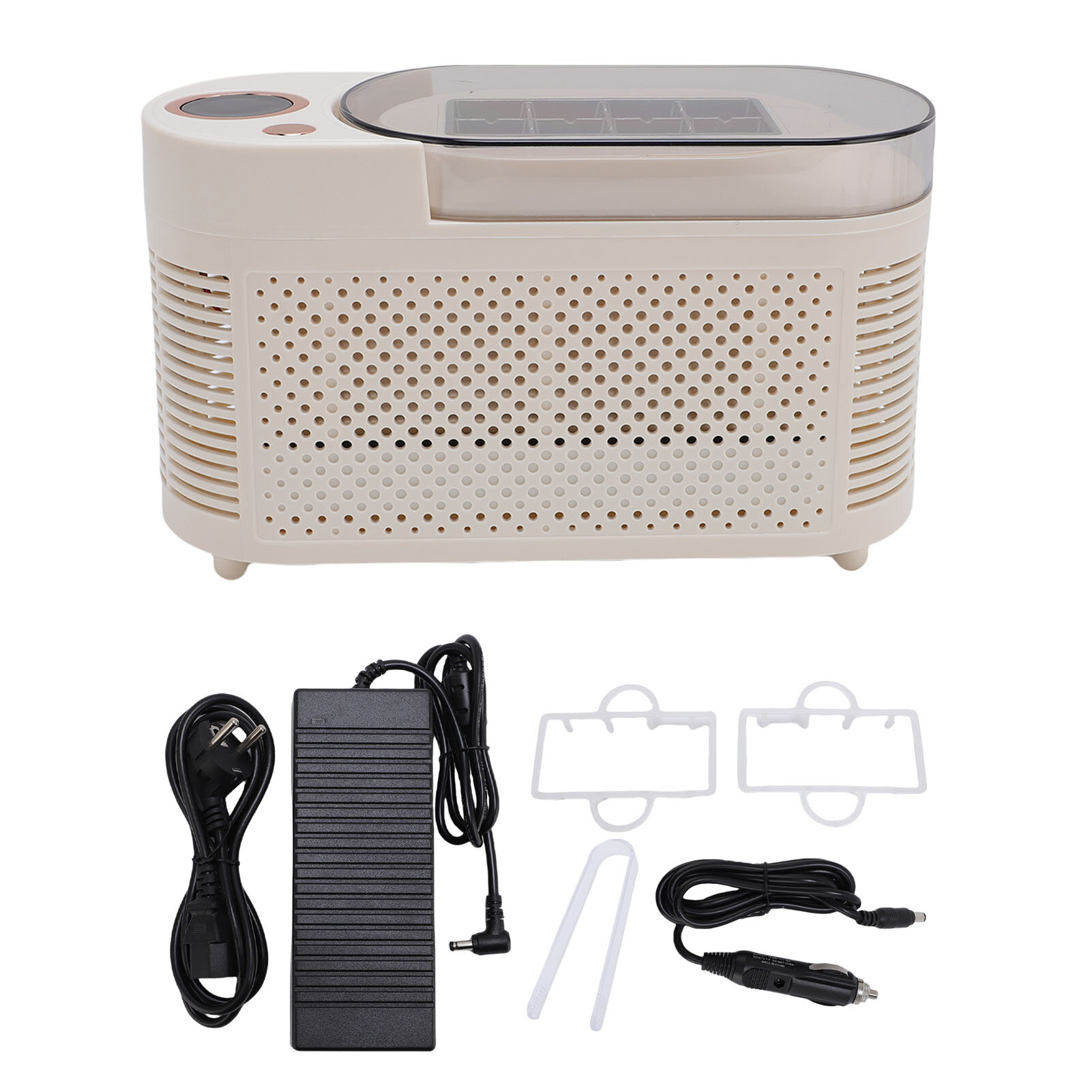 Countertop Mini Ice Maker 120W Алюминиевая 8 кубиков Портативная ледяная машина с автомобильным шнуром для домашнего кемпинга RV EU Plug