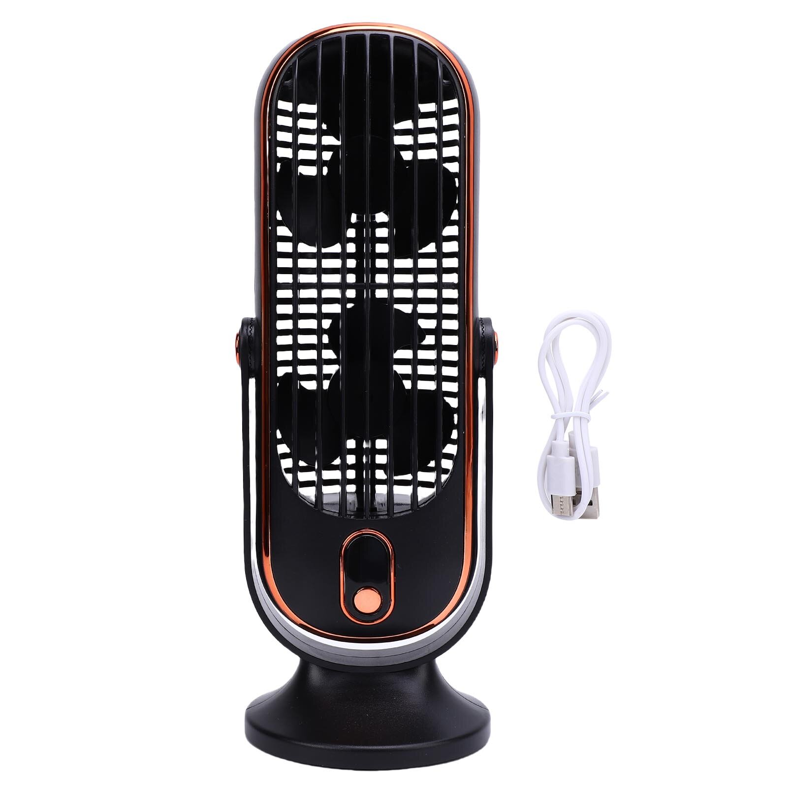 Настольная башня вентилятор 5 скоростей бесщеточный мотор USB Аккуратный портативный настольный вентилятор для домашнего офиса кухня внутренняя черная