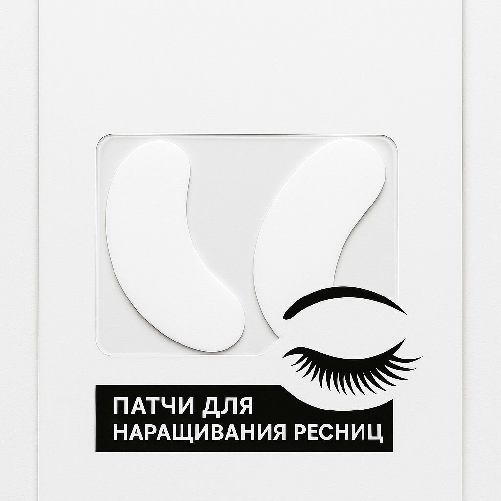 Набор патчей для наращивания ресниц 50 штук. Цвет рандом