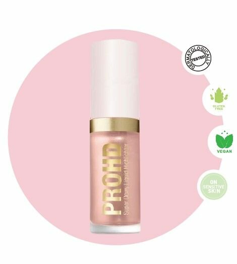 Topface Хайлайтер жидкий PROHD SUPER DEWY Liquid Highlighter PT271, тон 002 Cotton Candy