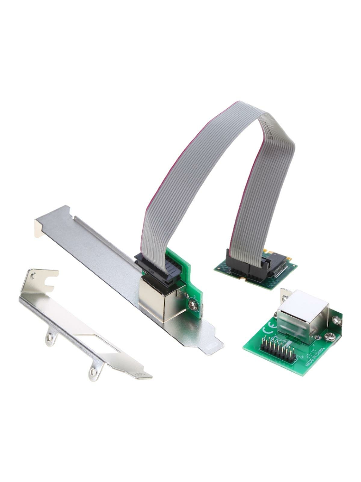 M.2 To 1000M Networking Card MINI PCIE Rj45 Networking Adapters Mini Half-height PCIE 1000Mbps I210AT Chip