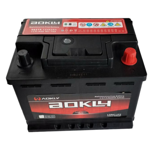 Аккумулятор автомобильный AOKLY 56219 62А. ч 600А ОП (243x174x188) L2 243x174x188