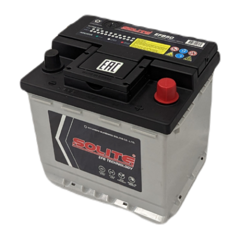 Аккумулятор автомобильный Solite EFB 50 50А. ч 500А ОП (208x174x189) L1 208x174x189