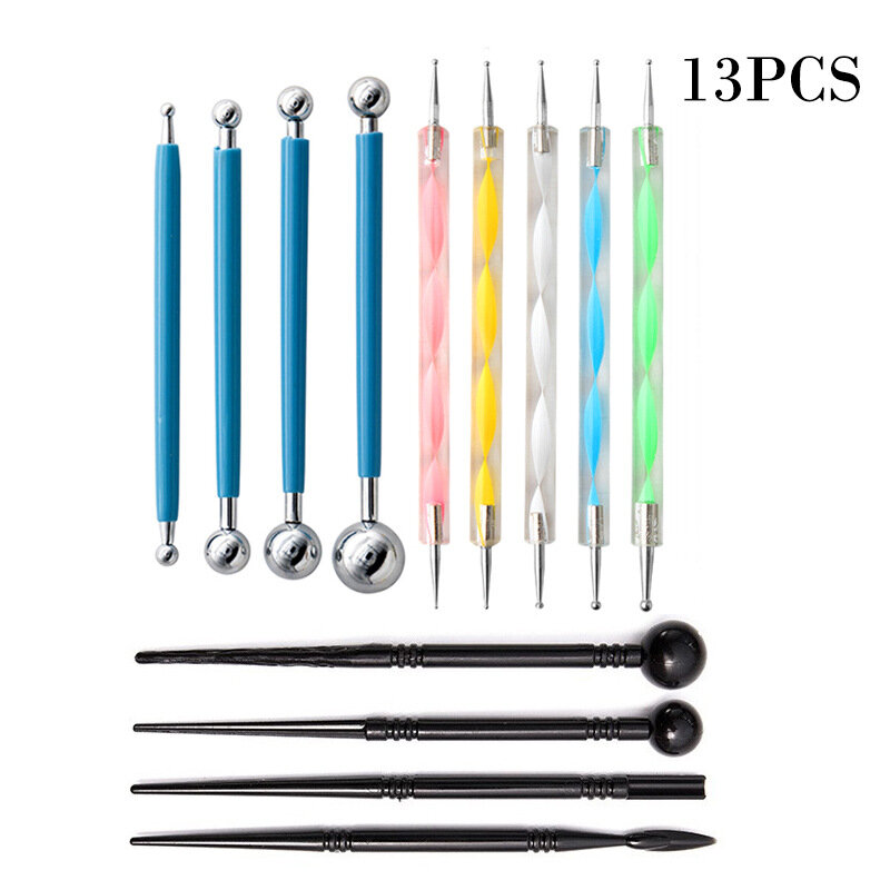 Набор гончарных инструментов, керамика, 13 шт