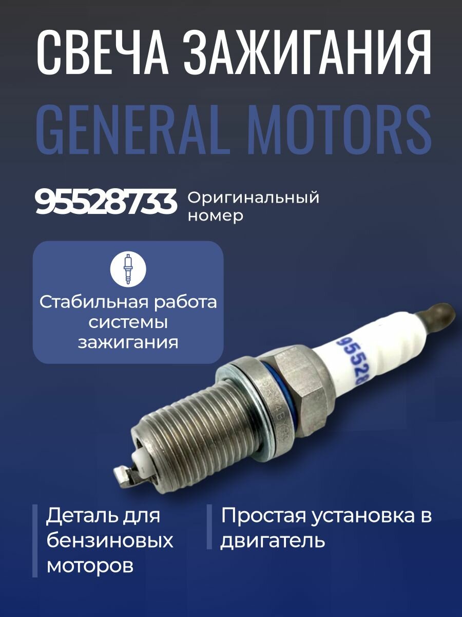 Свеча зажигания A14NET, A14NEL Астра J, Круз, Мокка, Мерива B, Зафира C