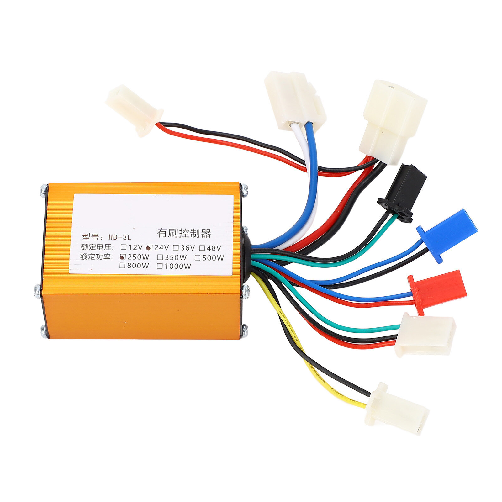 24 В 250 Вт щеточный двигатель блок управления низкий отказ алюминиевый сплав щеточный двигатель контроллер для электрического скутера