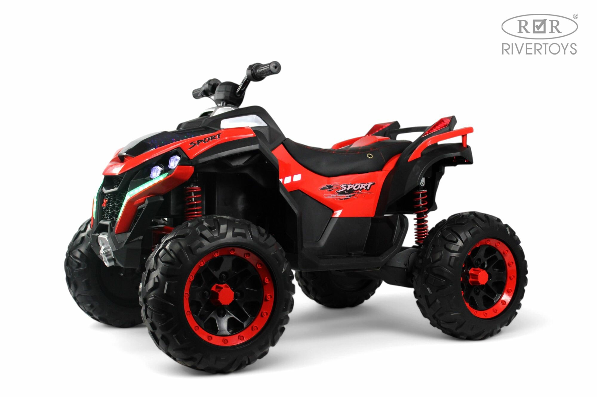 Детский электроквадроцикл RiverToys (Z888VO) 4WD Красный, для детей от 3 до 6 лет