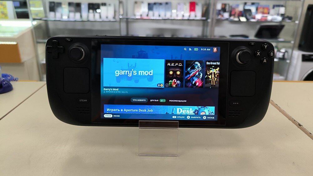 Valve Steam Deck - игровая приставка с OLED-экраном и поддержкой SteamOS 512 GB, б/у. уценка