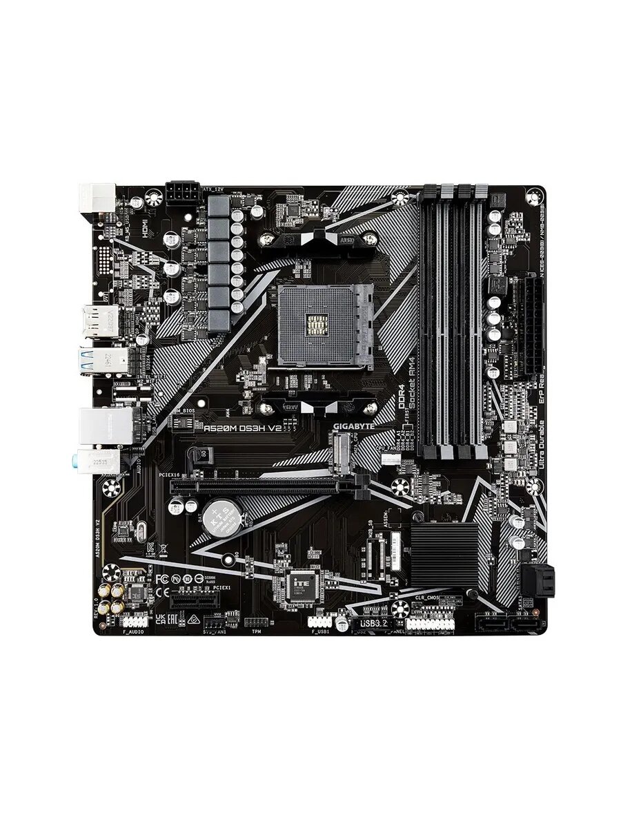 Материнская плата A520M DS3H V2 Soc-AM4 AMD A520