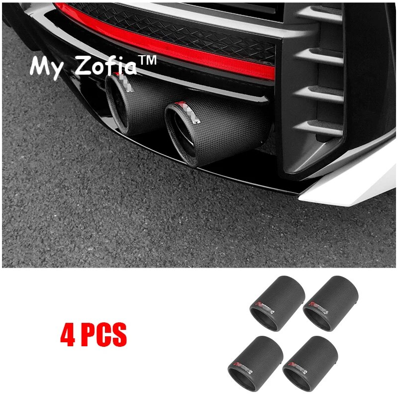 Автомобильный специальный матовый глянцевый глушитель из углеродного волокна, крепление для выхлопной трубы, черный для нового DODGE Attitude GT GAC Empow 2024 2025, аксессуары, B