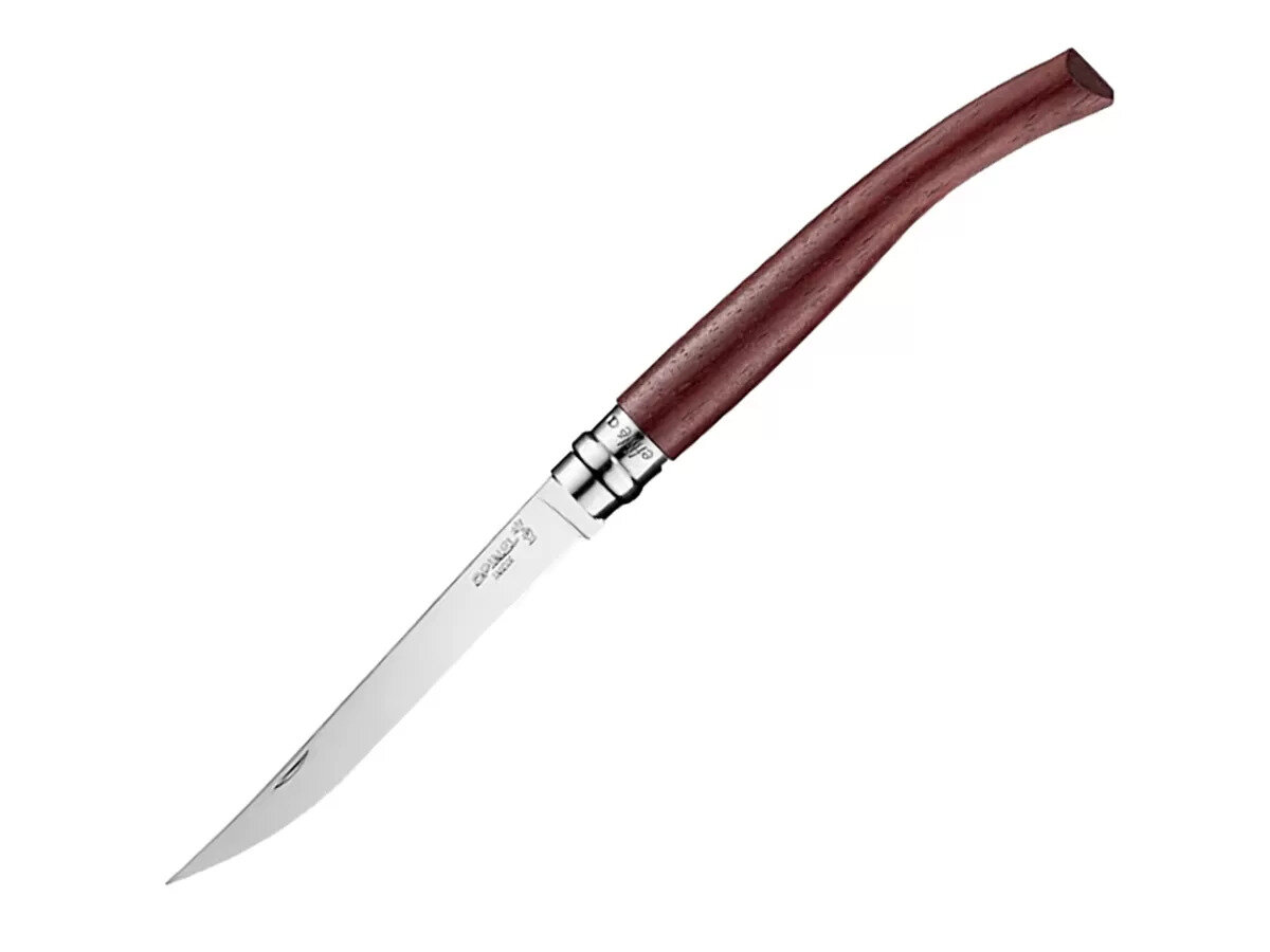 Нож Складной Opinel Padouk Effile 12 New, Филейный, Нержавеющая Сталь, падук