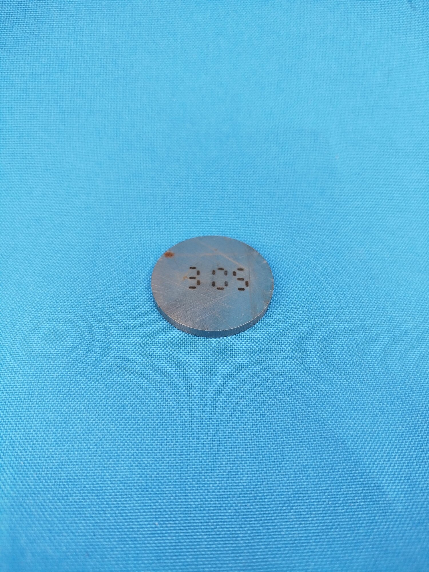 Шайба регулировки клапанов "ВАЗ" для автомобилей ВАЗ 2108-099, 13-15 (3,05мм) (2108-1007056-10)