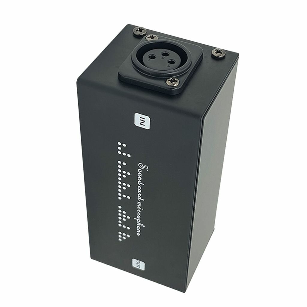 Динамический микрофонный предусилитель с усилением звука до 28 дБ. Идеально подходит для усилителей предусилителей студийной записи.