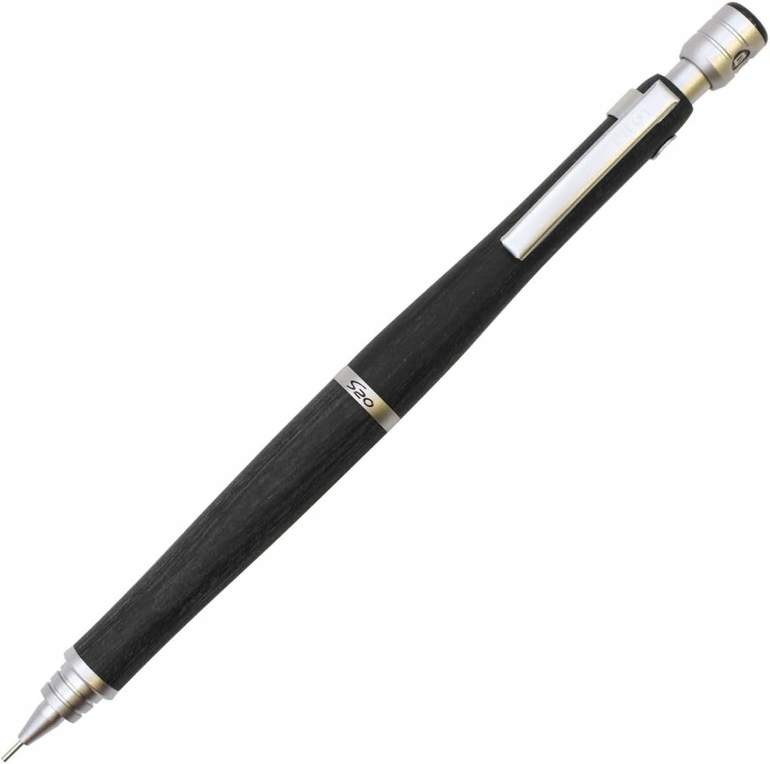 Карандаш механический PILOT S20 0,5 мм черный с ластиком (HPS-25K-B5)