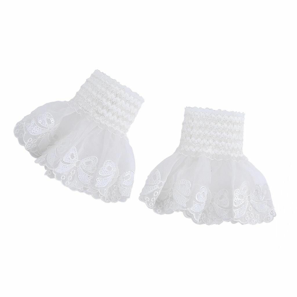 Декоративные манжеты с кружевом