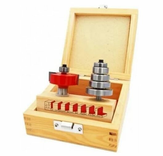 Набор фрез VRMB06-A для выборки четверти 7шт 671300