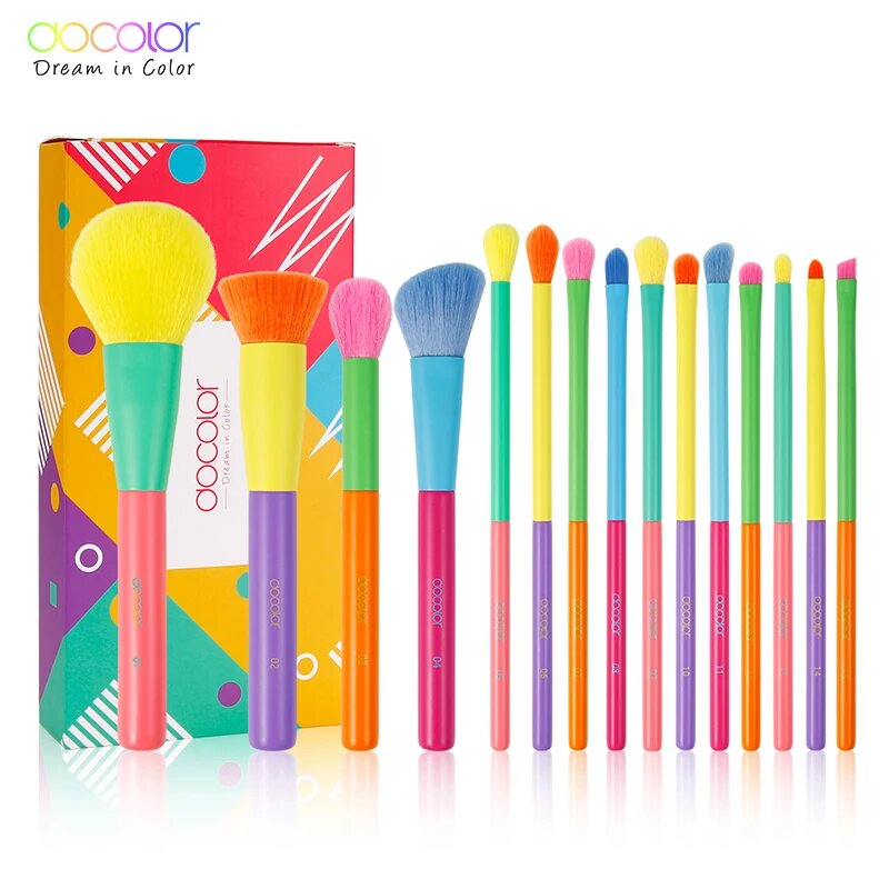 Набор кистей для макияжа Docolor 15-16 PCS 15pcs makeup brush
