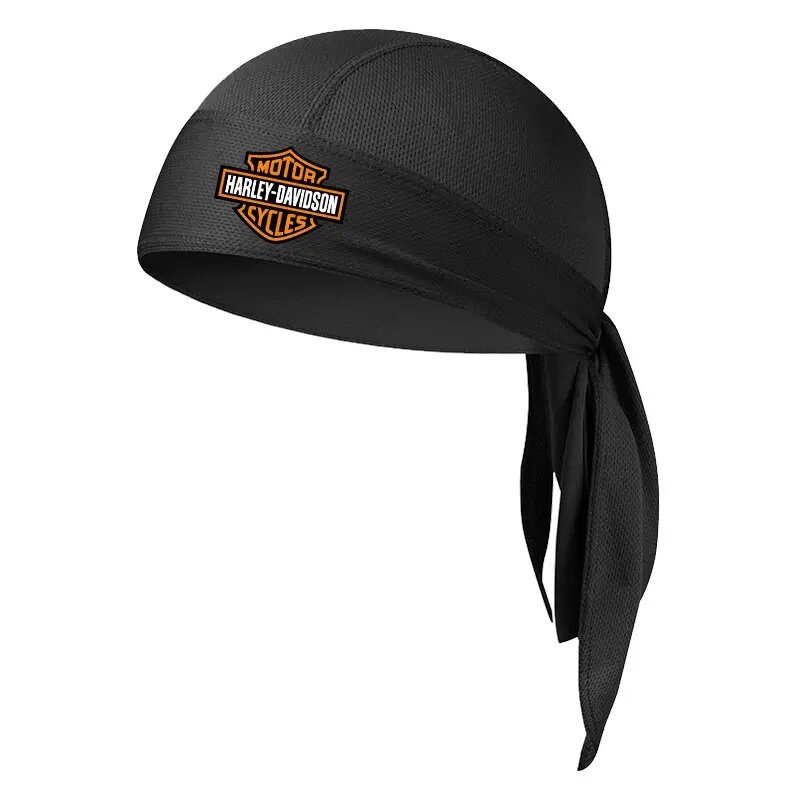 Черная бандана Harley-Davidson для мотоциклистов