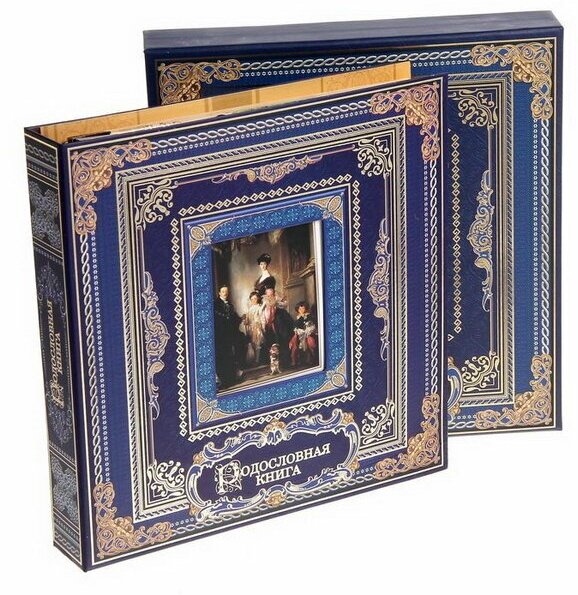 Родословная книга с рамкой под фото "Родословная книга", 50 листов, 21.5 x 23.7 см