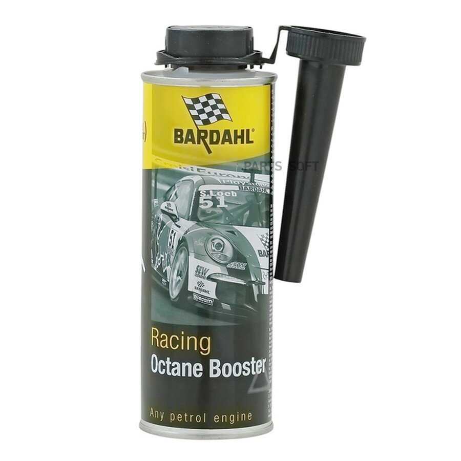 RACING OCTANE BOOSTER спортивный увеличитель октанового числа, бензин (в бак), 0,3л от официального дистрибьютора, BARDAHL, артикул 13107