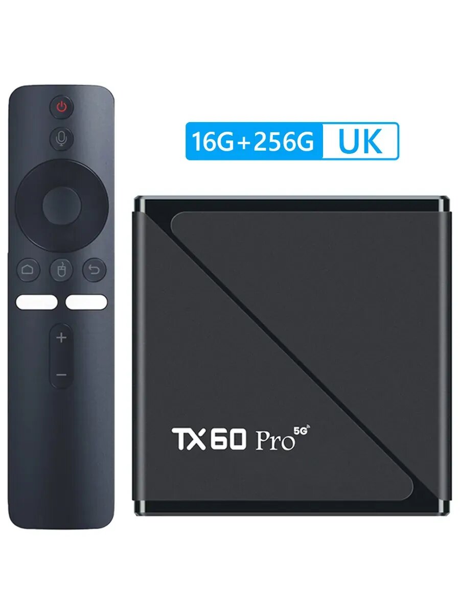 Android 10 Smart ТВ Box 14K WiFi 2.4G 5G для (UK) — фото 1