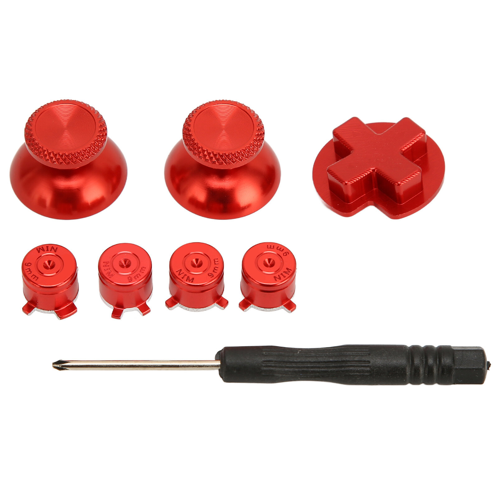 Игровой контроллер металлические кнопки D Pad Abxy Cross Aluminum Aluminum Report Кнопки замена кнопки для Switch Pro