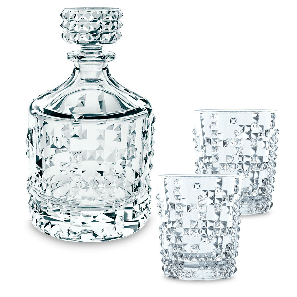 Набор для виски Nachtmann "Punk", хрусталь, 3 предмета, 0.75л