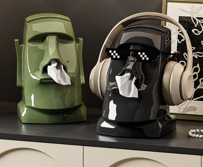 Креативный держатель для наушников, держатель для очков, коробка для салфеток, зеленый