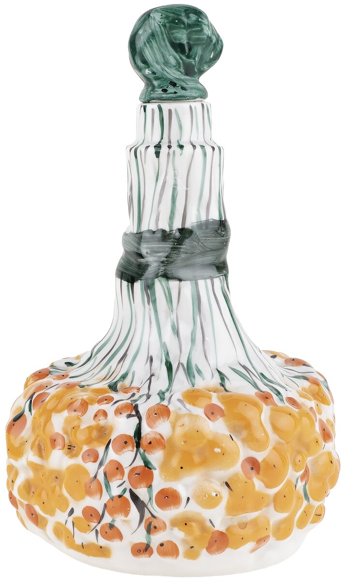 Графин "Рябина", фарфор, винтаж, ЛФЗ, СССР, 1950-е гг