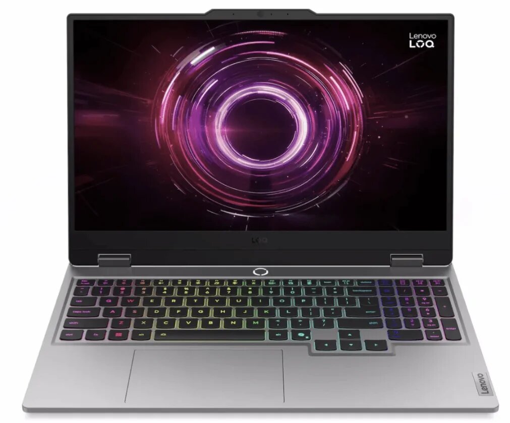 Ноутбук Lenovo LOQ 15IRX10 15.6" IPS, i5-13450HX,16GB DDR5,512GB SSD, RTX 5050 8GB, Win11, Luna grey (83JE0012US)