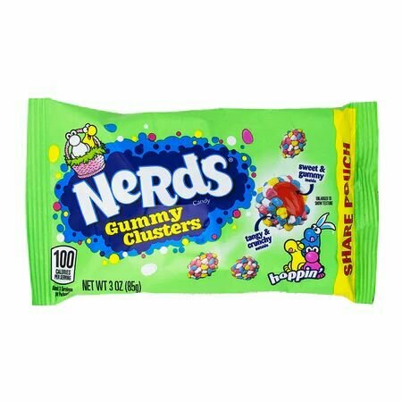 Конфеты NERDS Hoppin' Gummy Clusters, Springtime Easter Candy