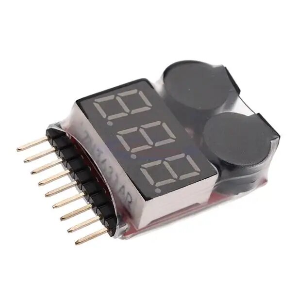Тестер напряжения батареи XiangYangWei Buzzer 1-8S