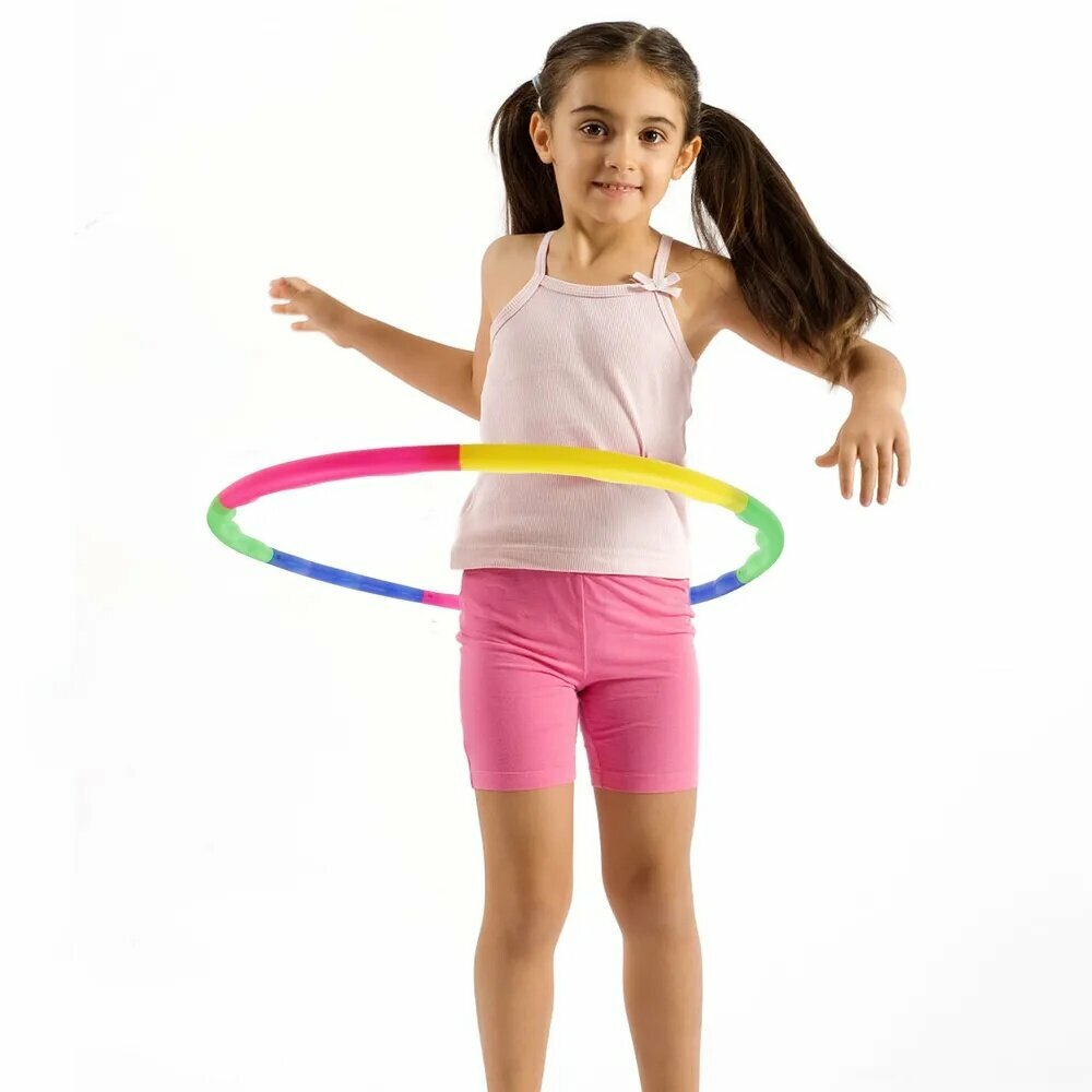 Обруч Для Фитнеса, Пластик, Съемный, Развитие Координации, Для Детей, 1 Упаковка