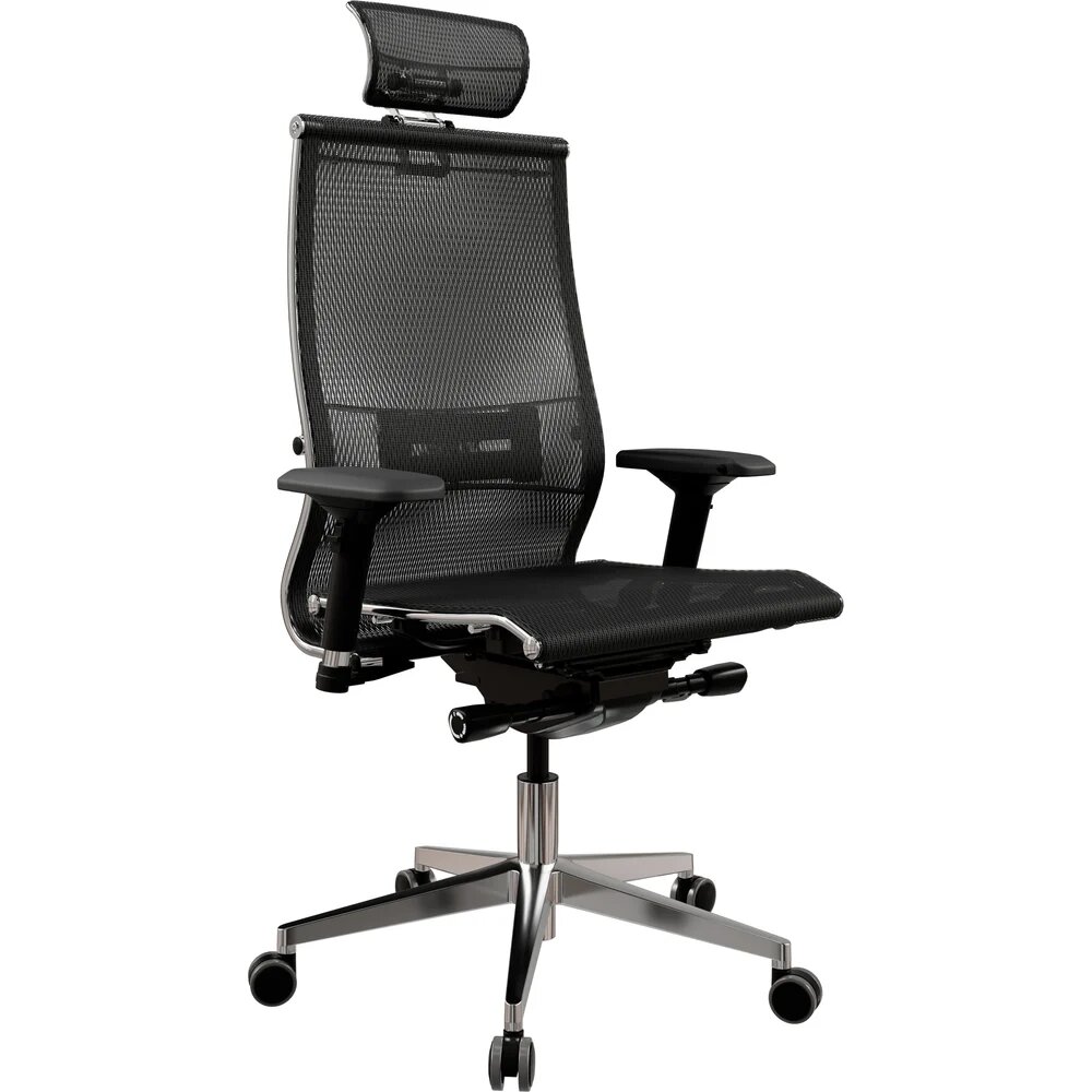 Кресло, метта, метта Samurai S-3 Черный z1D.3.15.109, 120 кг, полиуретана и металлическая