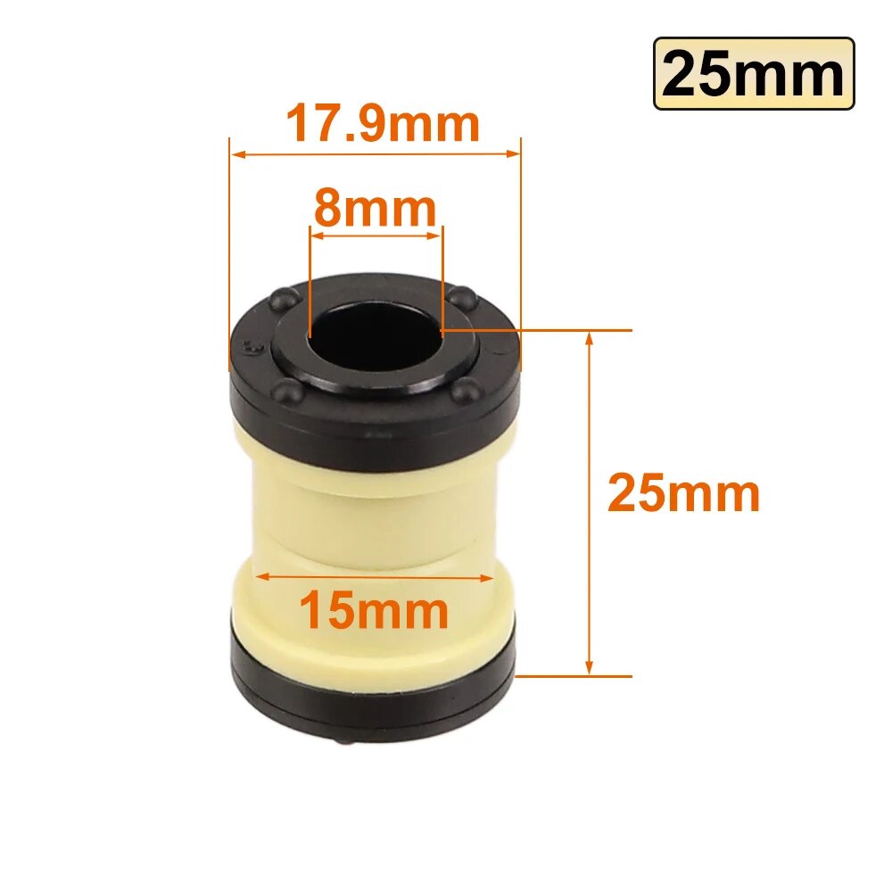 Втулка заднего амортизатора HEPPE FOX 25mm, Цвет: 25mm