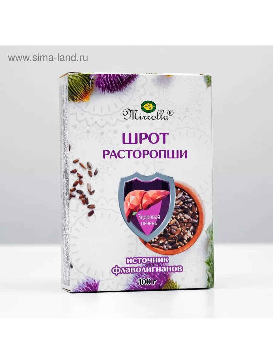 Шрот расторопши Mirrolla, 100 г